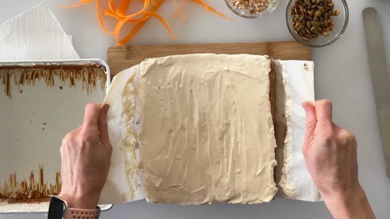 Carrot Cake Bars with Cream Cheese Frosting | Naturally Sweet