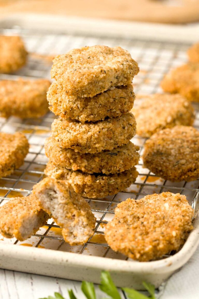 Baked Ground Chicken Nuggets (Homemade & Healthy)