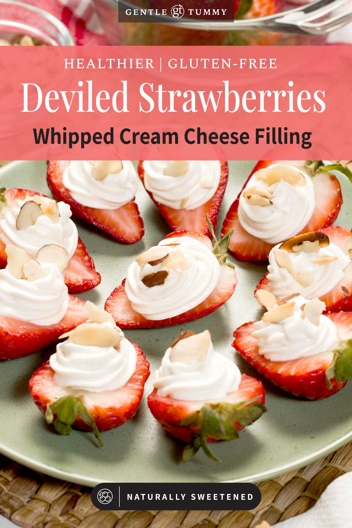 BEST Lighter Cream Cheese Viral Deviled Strawberries