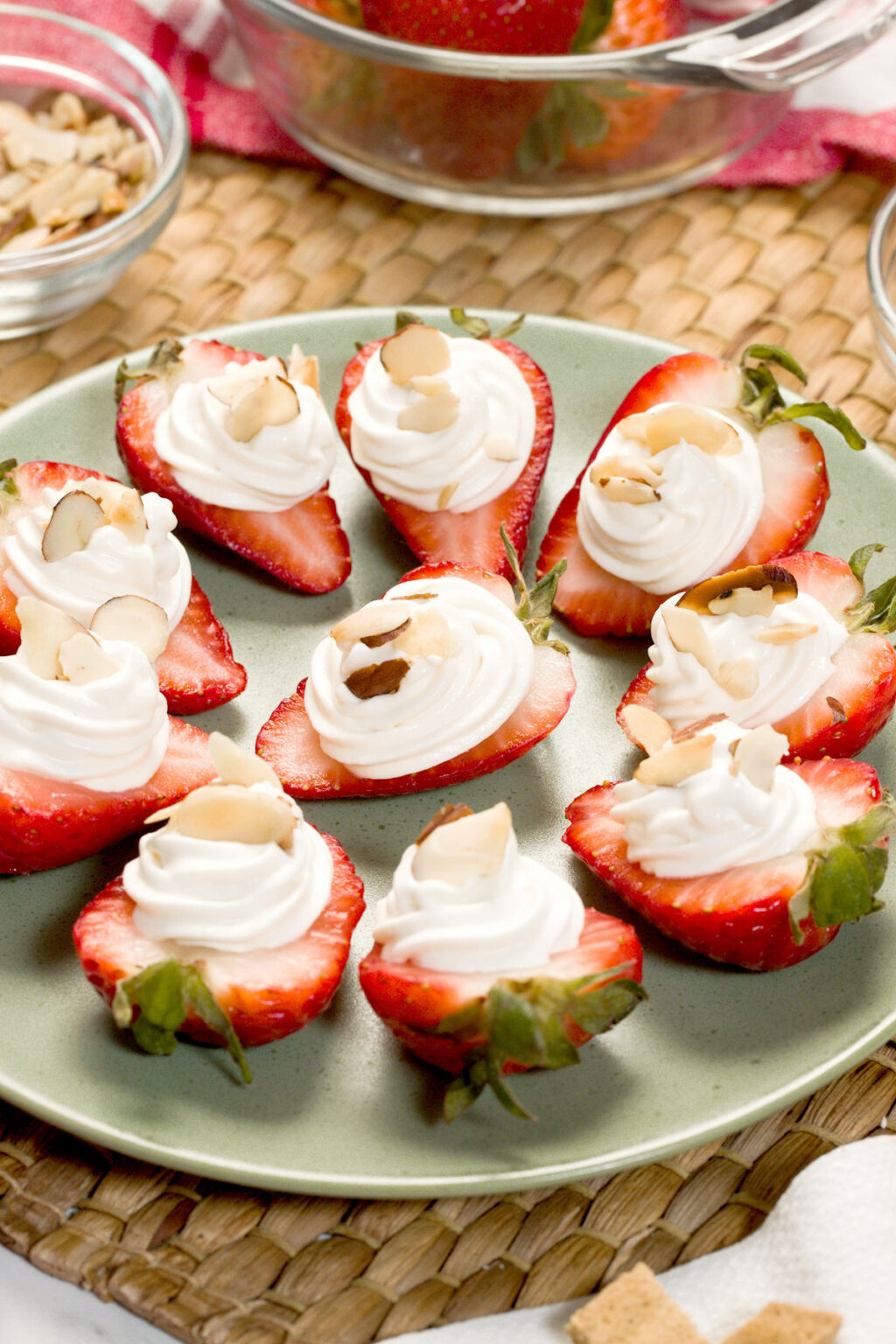 BEST Lighter Cream Cheese Viral Deviled Strawberries