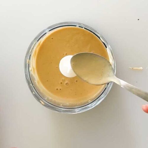 Easy Creamy Peanut Butter Syrup with Cottage Cheese - Gentle Tummy