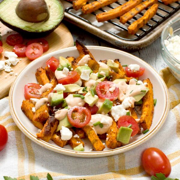 Best Loaded French Fries High-Protein Oven Baked Recipe