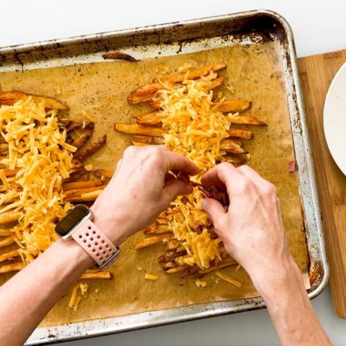 Best Loaded French Fries High-Protein Oven Baked Recipe