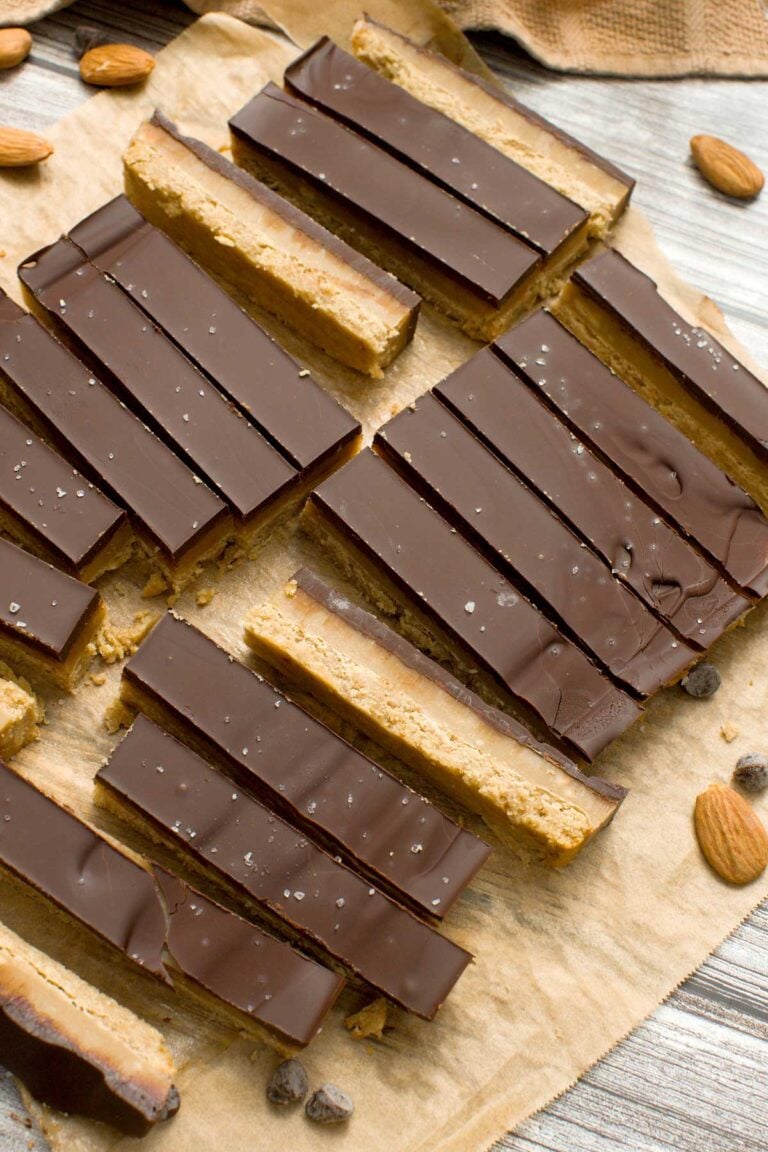 Protein Twix Bars (Gluten-Free with Almond Flour)