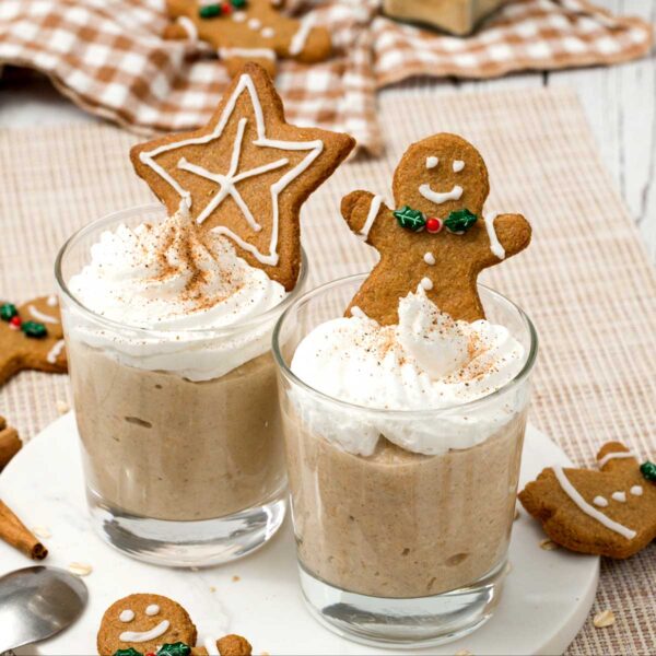 Gingerbread Overnight Oats High Protein Greek Yogurt