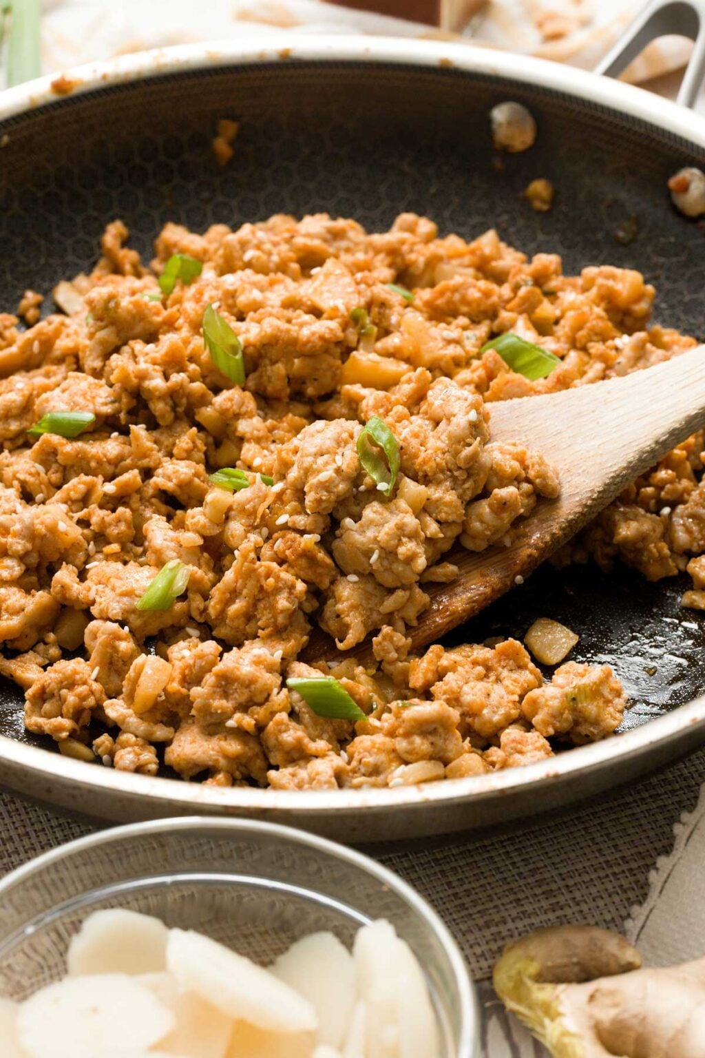 Sesame Ginger Asian Ground Chicken Filling - Gentle Tummy