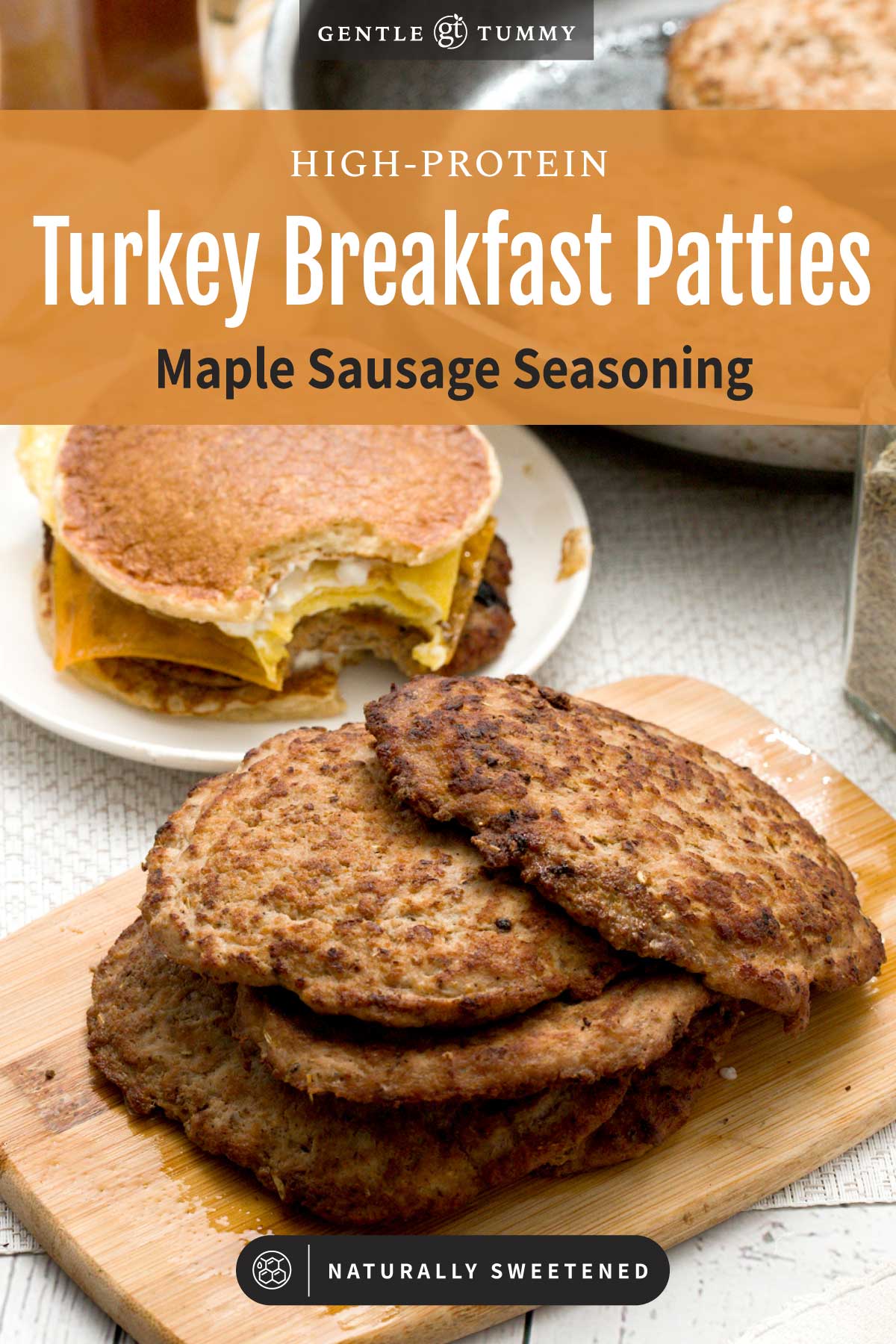 Turkey Breakfast Patties (Maple Sausage Seasoned) - Gentle Tummy